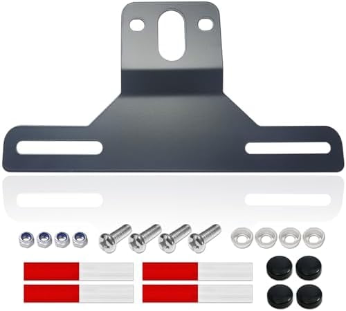 Trailer License Plate Holder Bracket- Stainless Steel Metal Car Tag ...