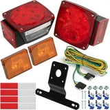 Trailer Light Kit, LED Stop Turn Tail License Brake Running Light Lamp ...