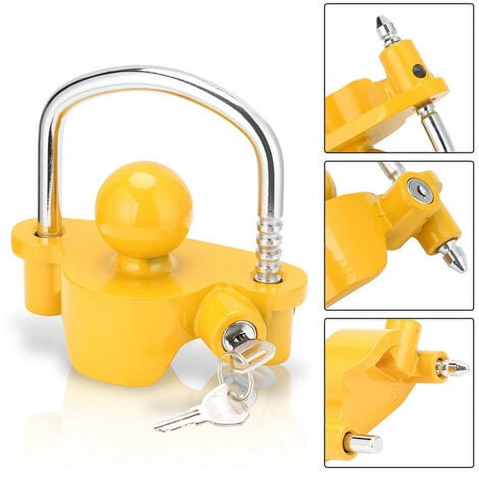Trailer Lock, Adjustable Watertight Hitch Lock, For Semi-Trailers And ...