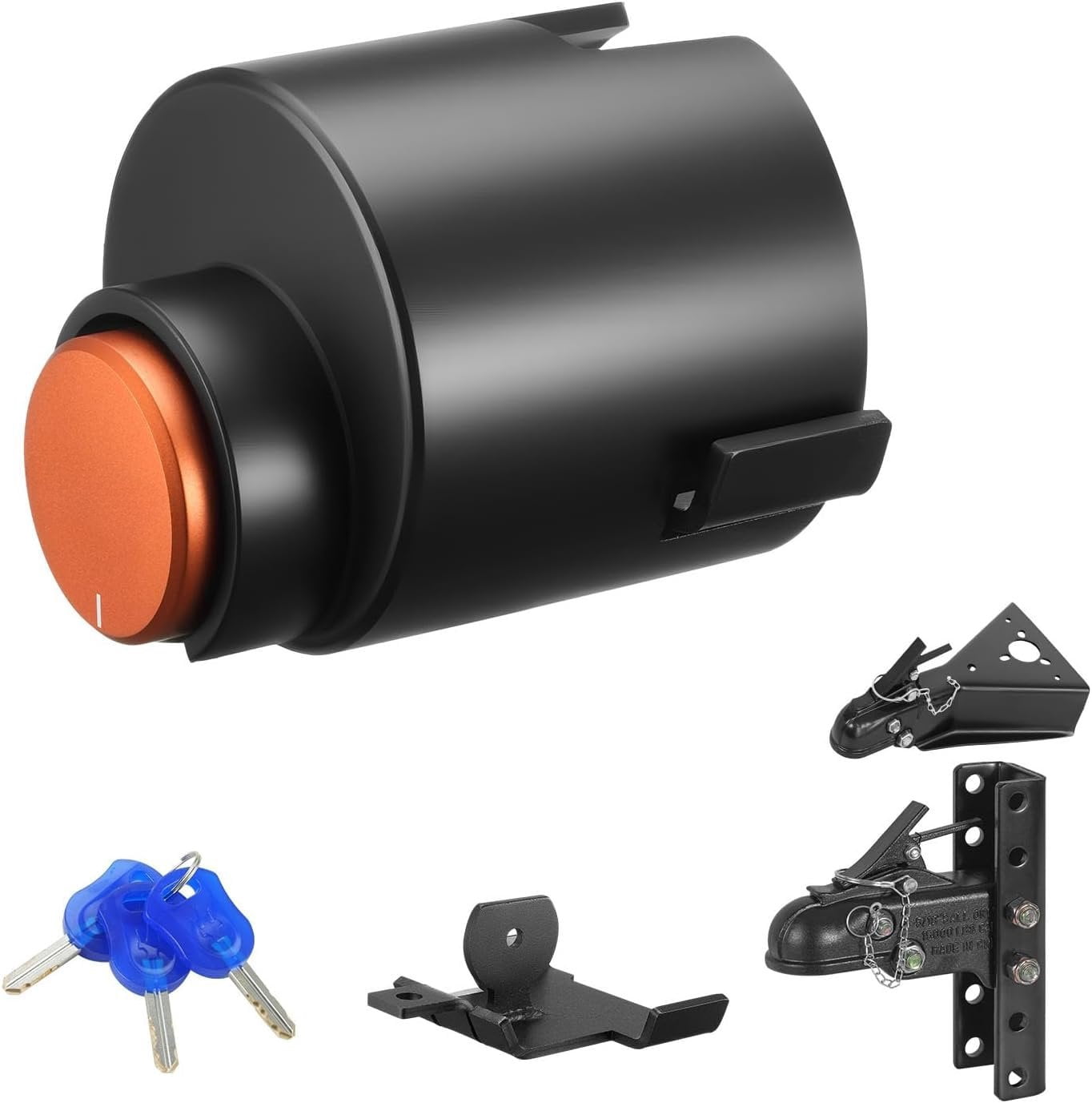 Trailer Lock, Fits 2-5/16-Inch Cast Ball Couplers, Heavy Duty Hitch ...