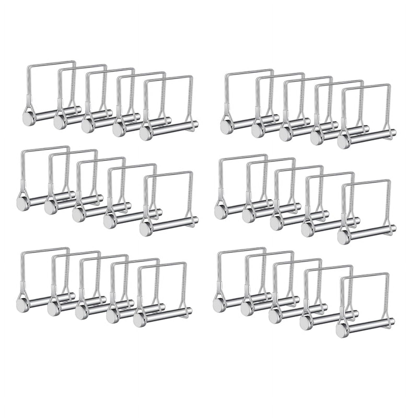Trailer Lock Pins,30Pcs Pto Pin Shaft Locking Pin 1/4 Pin Hitch Pin ...