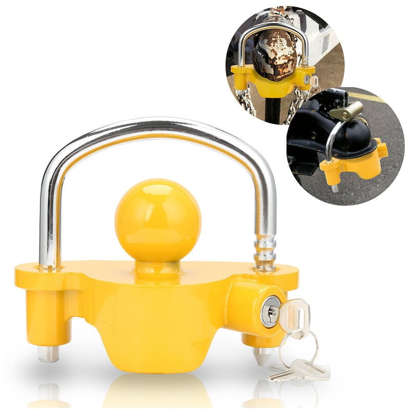 Trailer Lock With Safety Padlock Ring, Used For The Entrance Of The ...