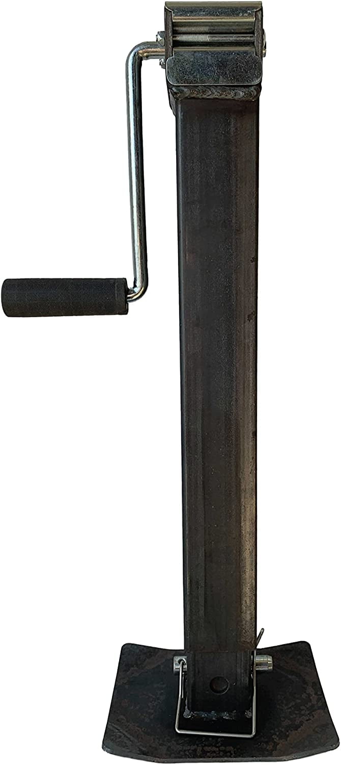 Trailer/RV/Boat | Square Weld On Jack | 7,000 lbs Lift Capacity | Side ...