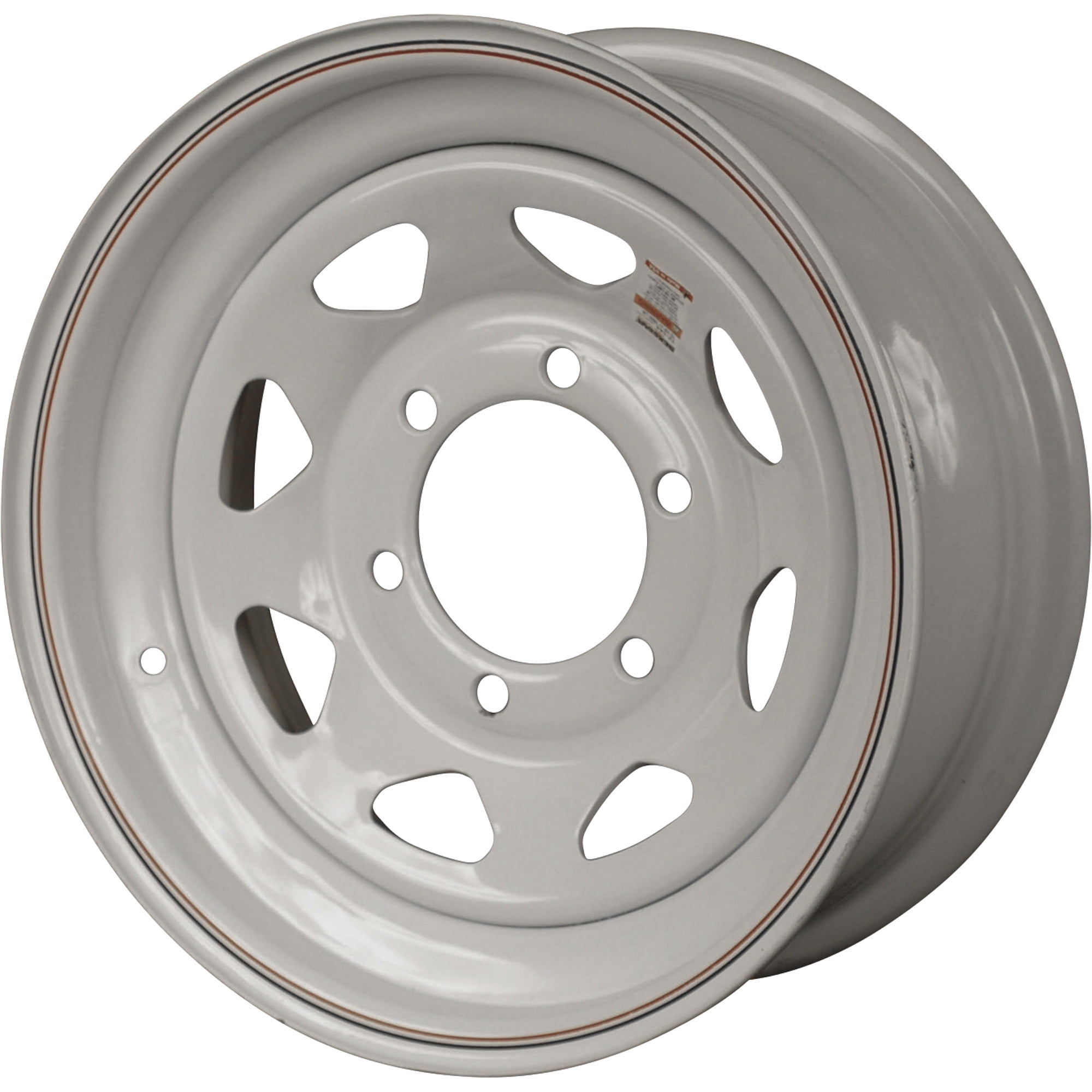 Martin Wheel 15in. Spoked Trailer Tire Wheel, Rim Only, 6-Hole, Fits ...