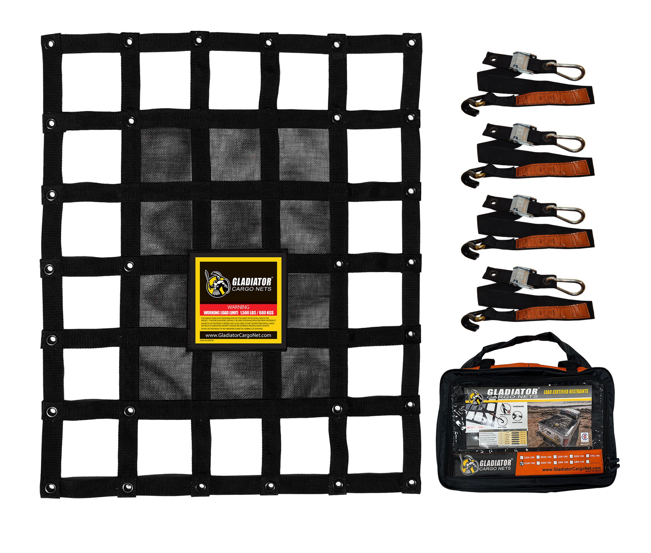 Trailer/ Roof Rack/ SUV/ Interior/ Jeep- Gladiator Cargo Net - Walmart.com