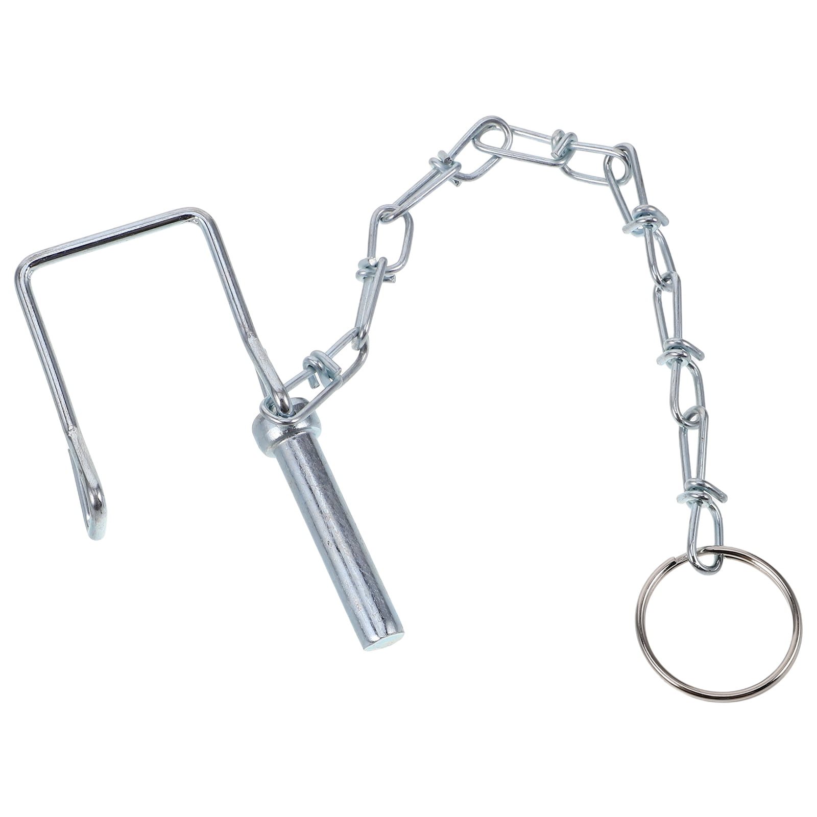 Trailer Safety Pin Survival Gear Anti-detachment Adapter Spring Silver ...