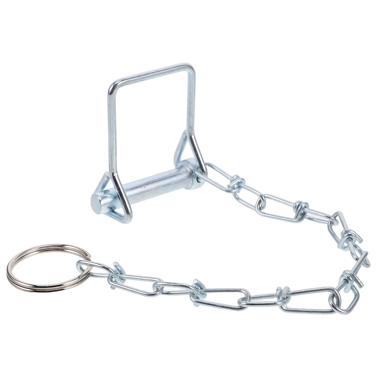 OFFIGAM Trailer Coupler Safety Pin with Chain Galvanized for Weather ...