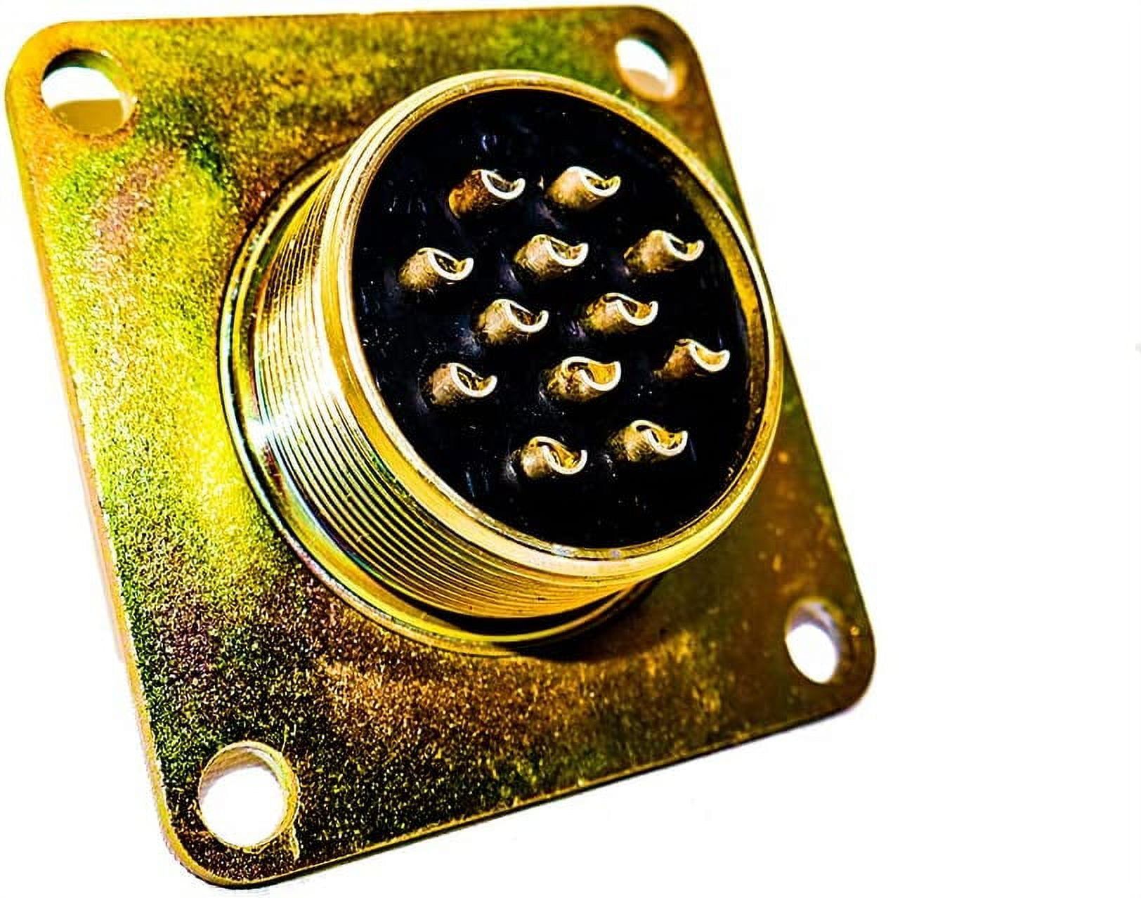 Trailer Socket Military 12 Pin Brass Electrical Connector Mutt M998 ...