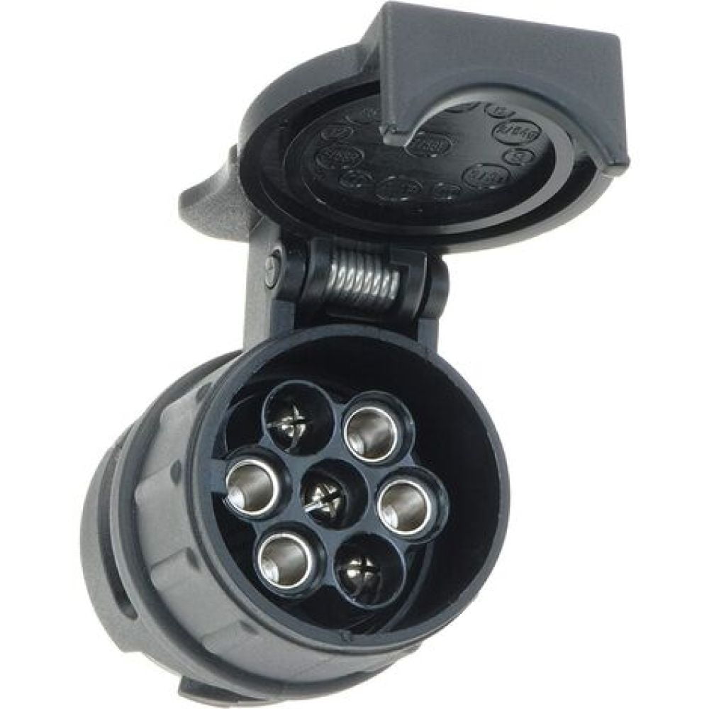 Trailer Socket for Auto Accessory, High-Quality Compact Design Galvanized Copper Contacts ...