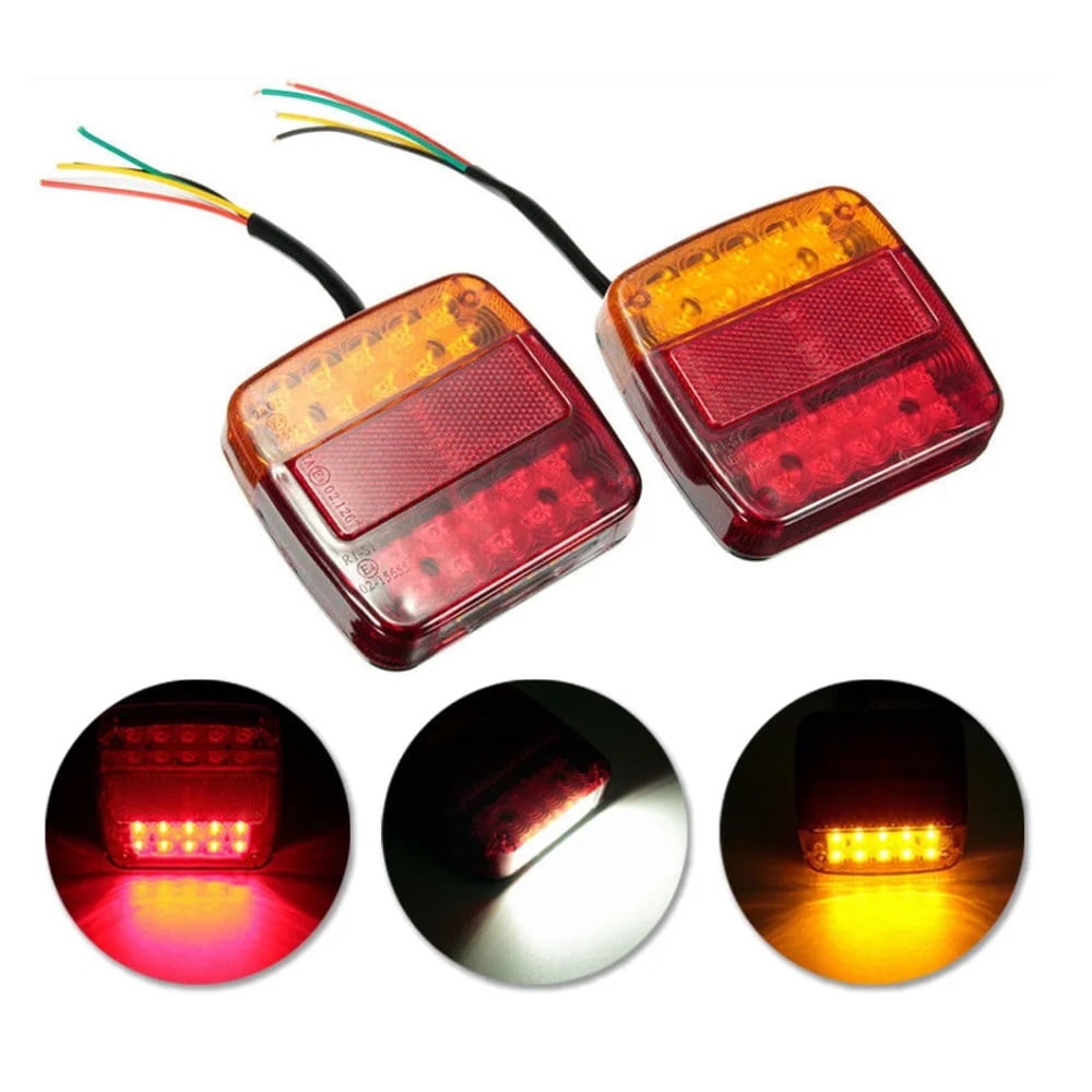 Trailer Tail Light Kit RV/Camper LED Turn Signal Brake Combo 12V Boat ...