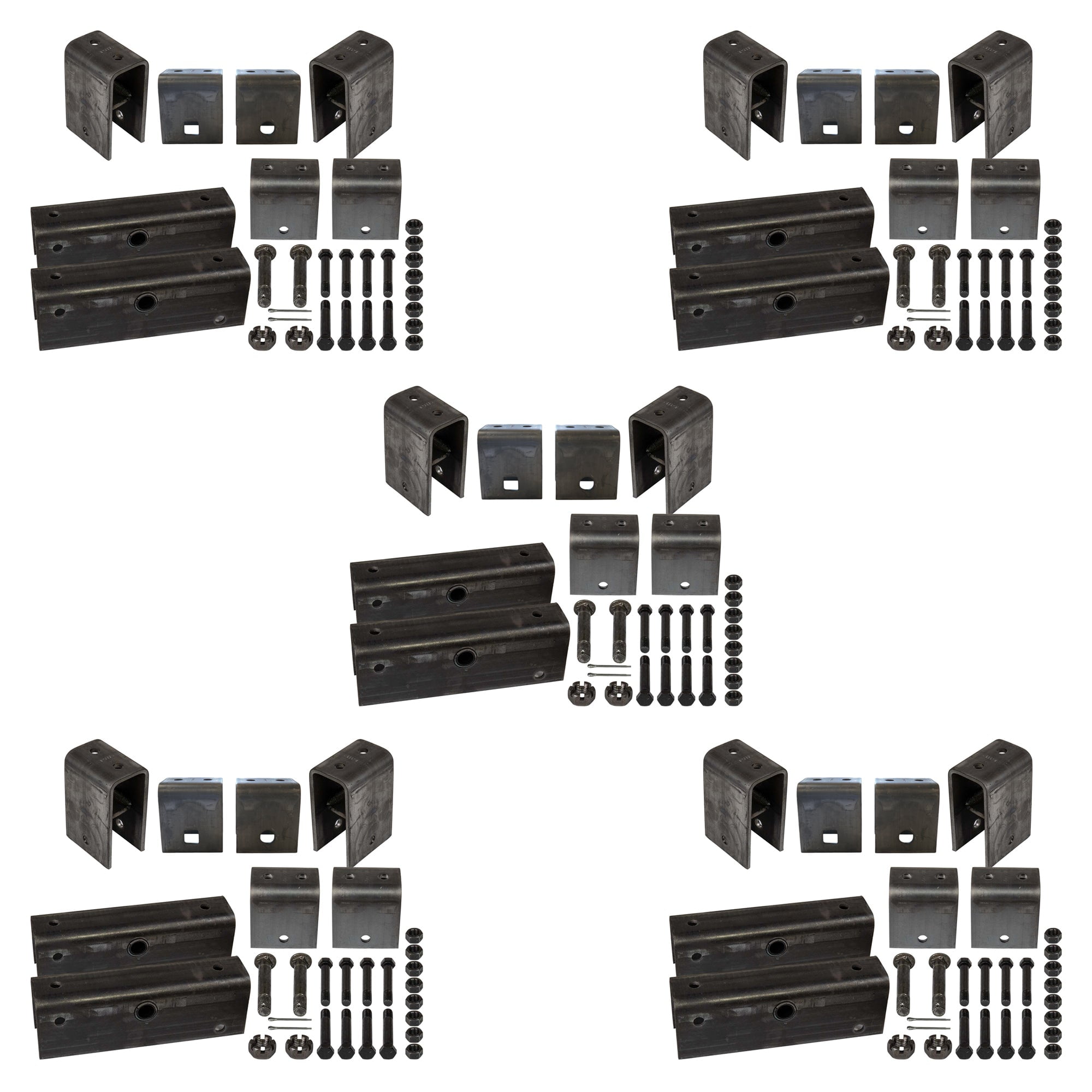 Trailer Tandem Slipper Hanger Kit for 5200 - 8000 lb axles, Bundle (5 ...