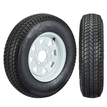ROCKMAN Trailer Tire ST205/75R15 8-Ply Load Range D 107M Steel Belted ...