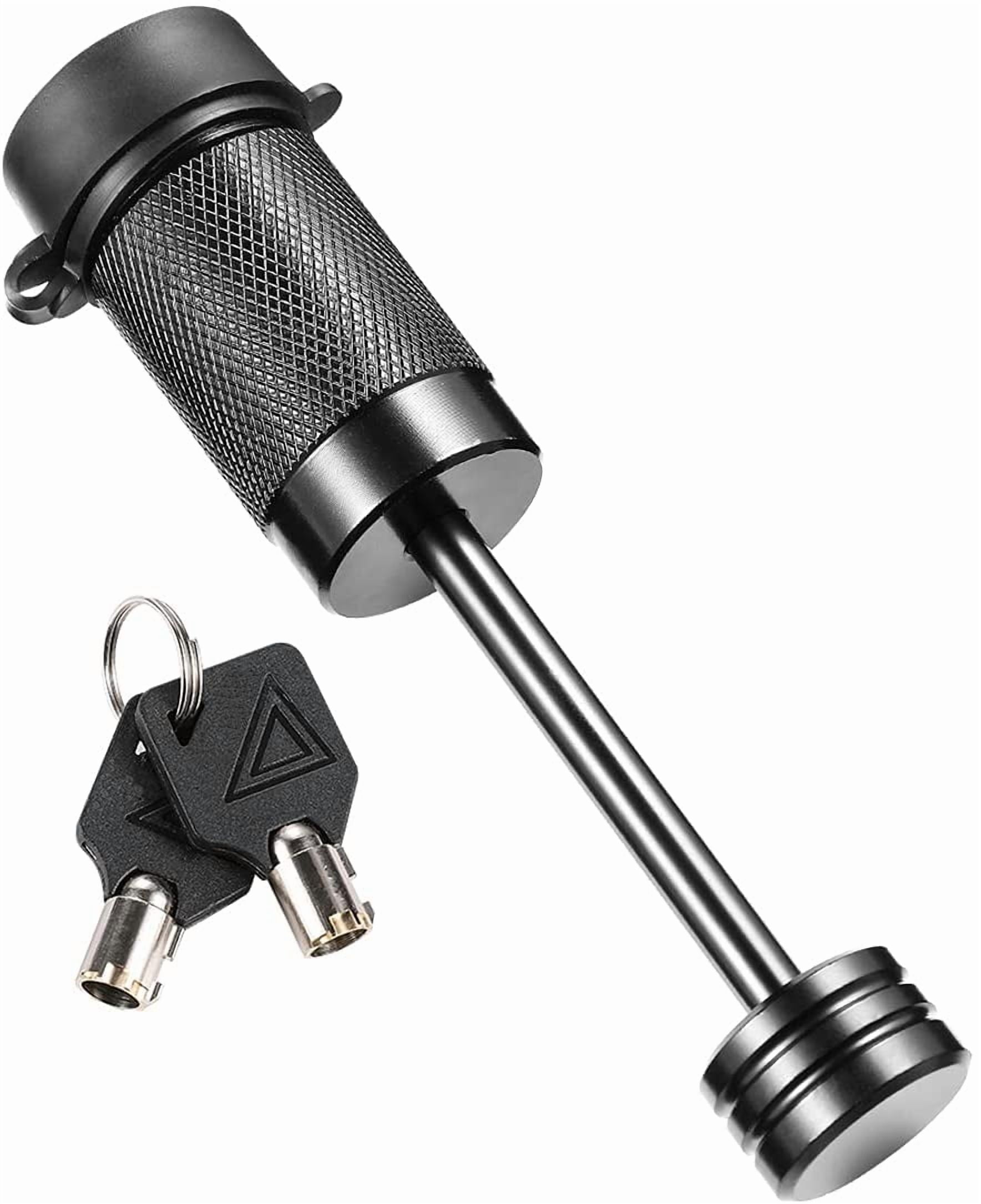 Trailer Tongue Coupler Lock, Dia 1/4 Inch, 2-1/2 Inch Span Fits Latch ...