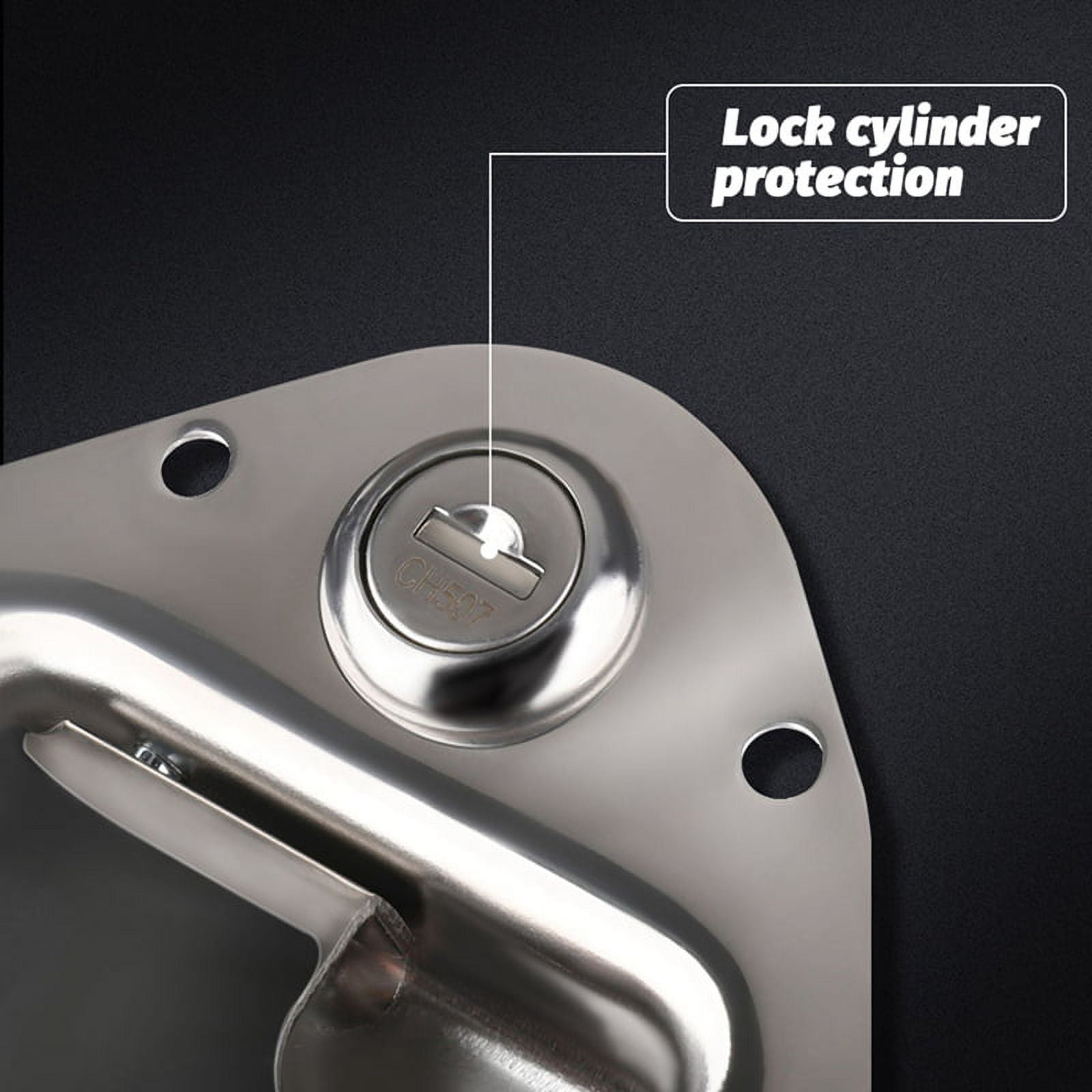 Trailer Toolbox Handle Latch with Lock Highly Tool Box Latch Paddle ...