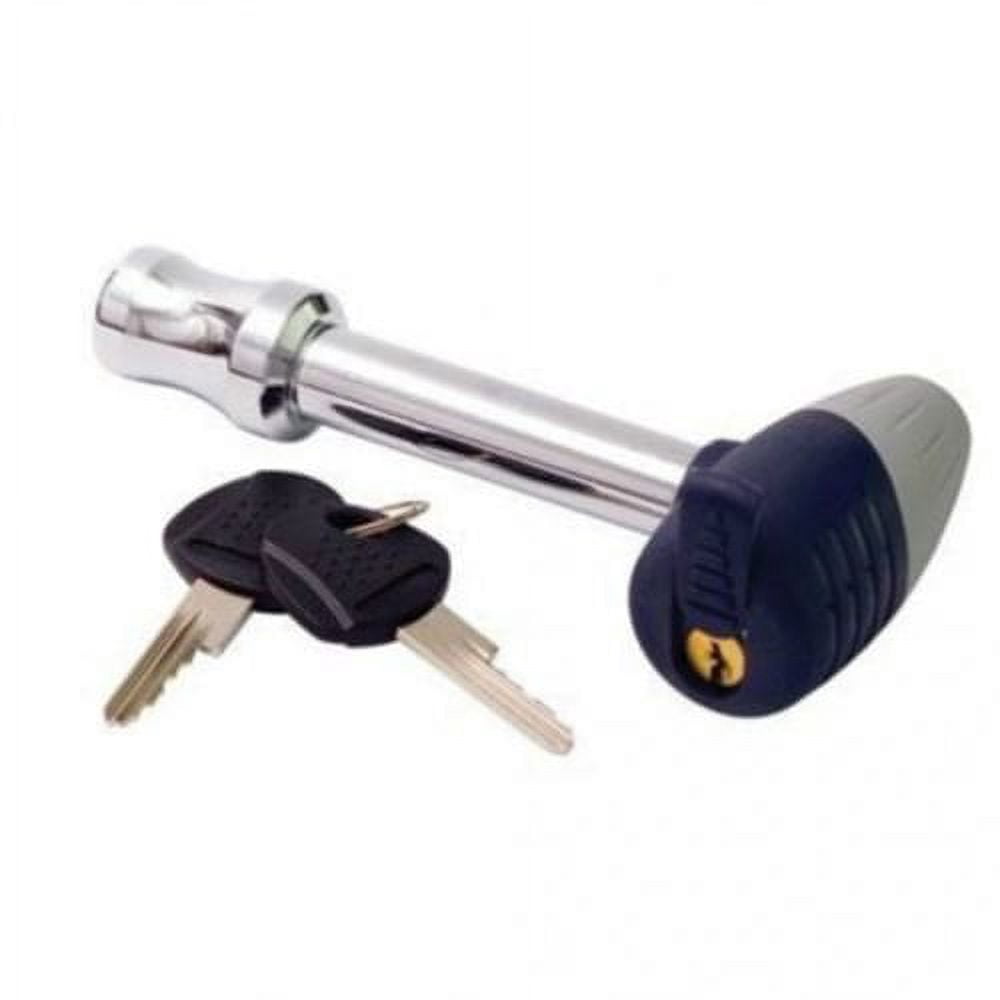Trailer Tow Swivel Head Locking Hitch Pin 5/8" Chrome Plated 2 Keys ...