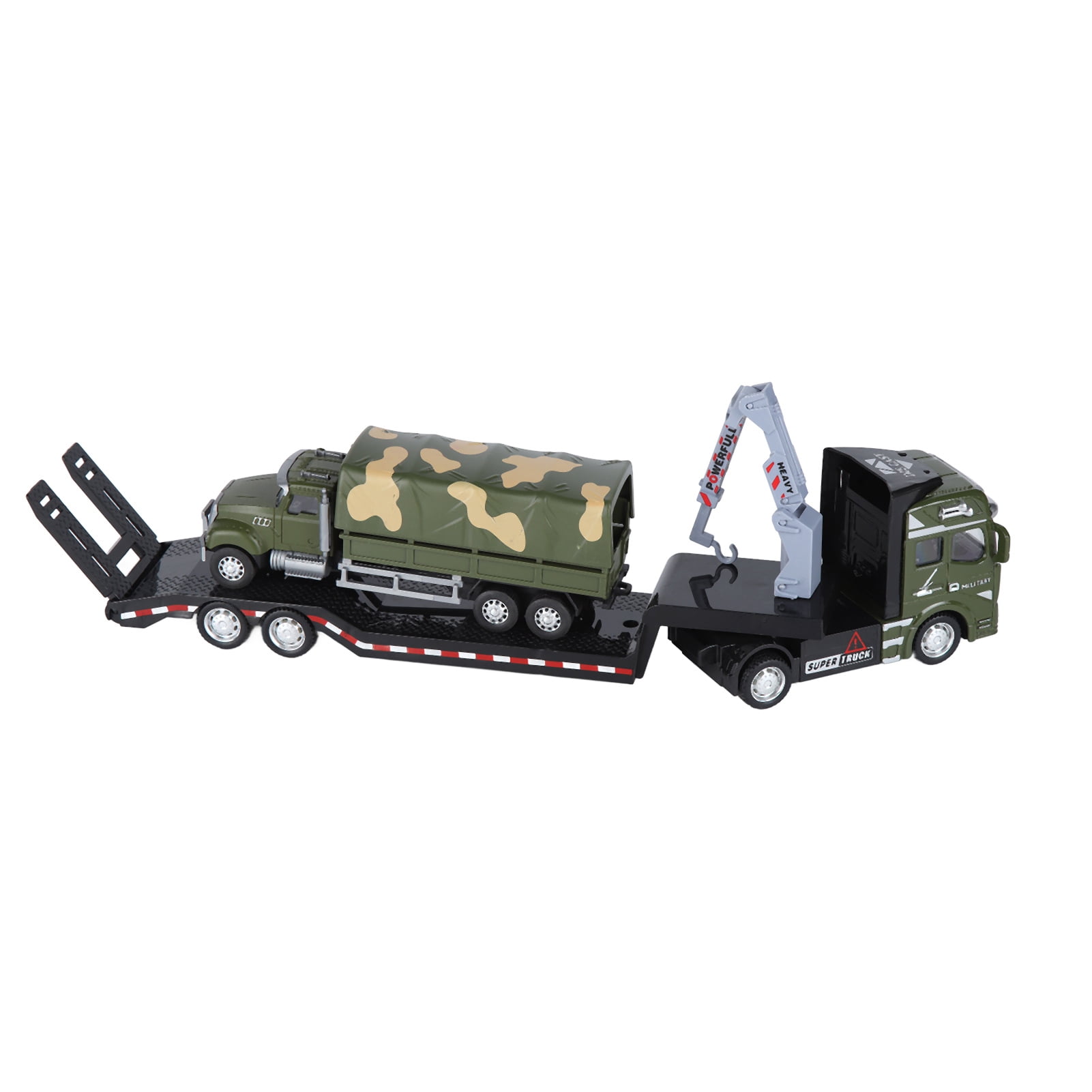 Trailer Toy, 1:50 Pull Back Cooperative Play Tow Truck Toy High ...