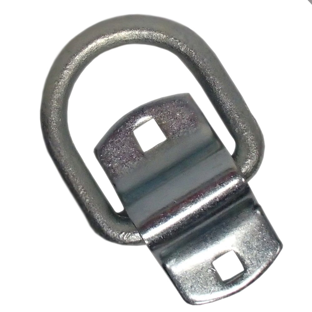 Trailer Truck Car Hauler Cargo Bolt On D-Ring 1/2" Diameter Ring with ...