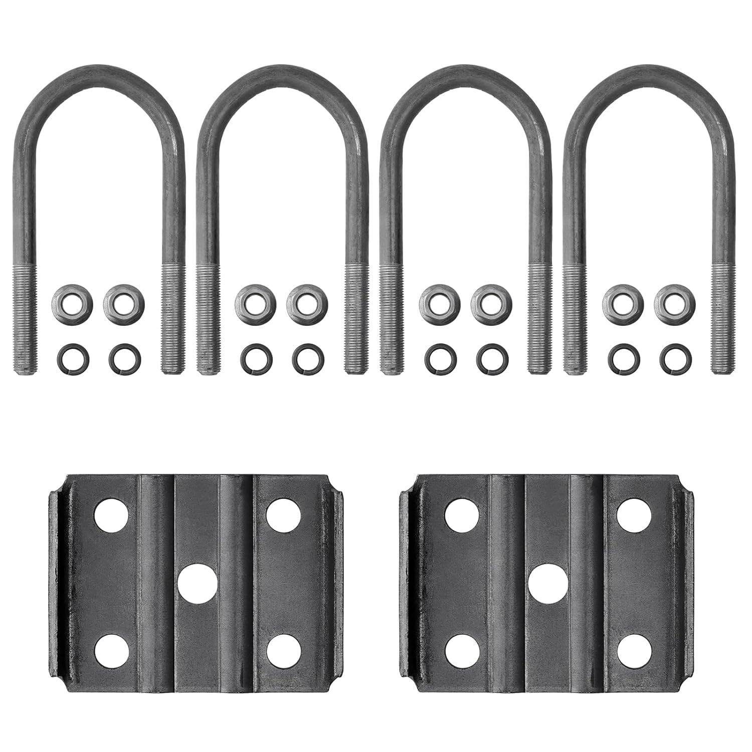 Trailer U Bolt Kit, 5-1/2 inch U Bolt for 3,500 lb Trailer Axle, 2-3/8 ...
