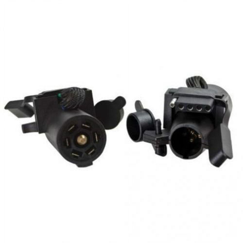 Trailer Vehicle Connector to 4-Way or 5-Way Flat or 6-Way Round Adapter ...