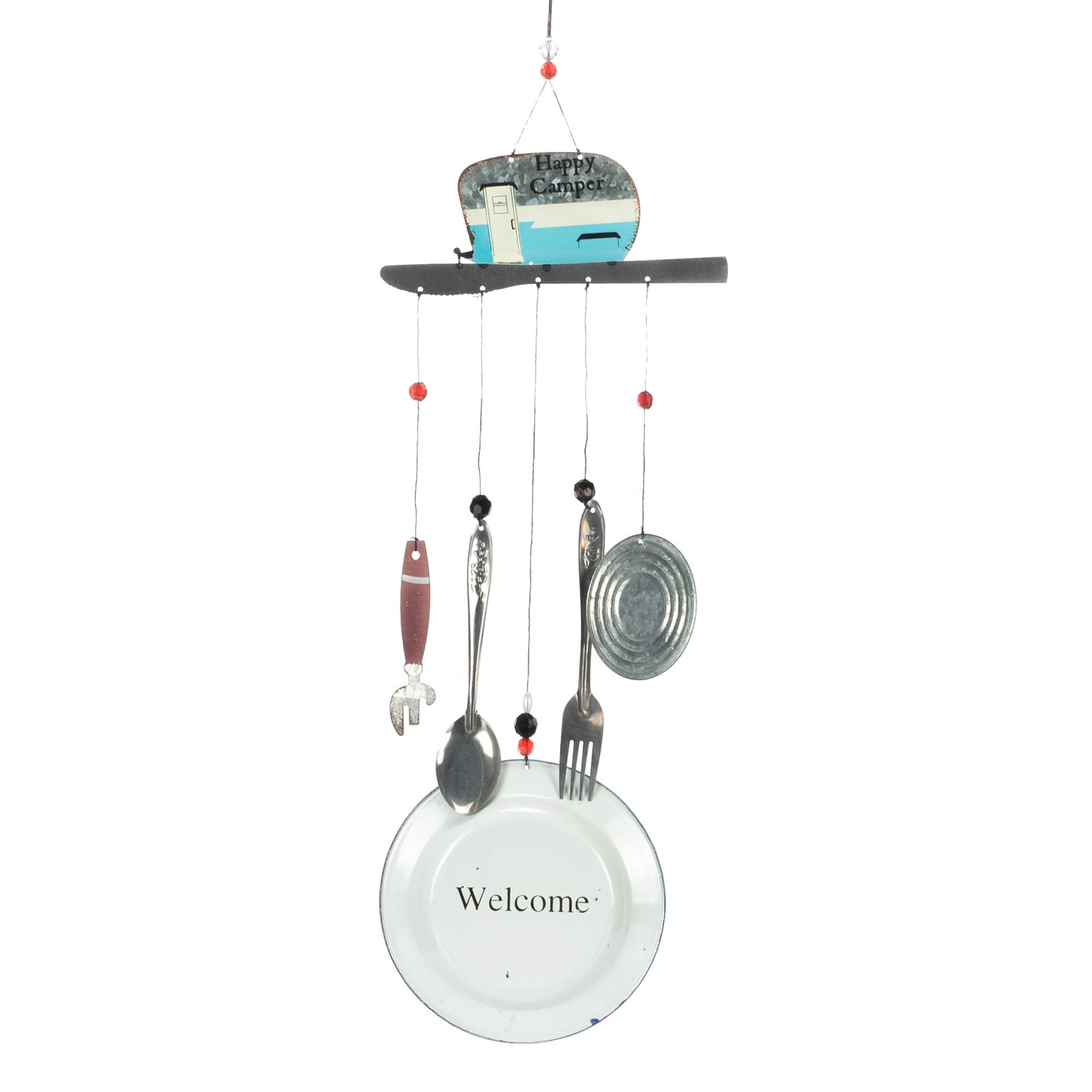 Sunset Vista Designs Wind Chimes Camper Trailer RV Decor Galvanized ...