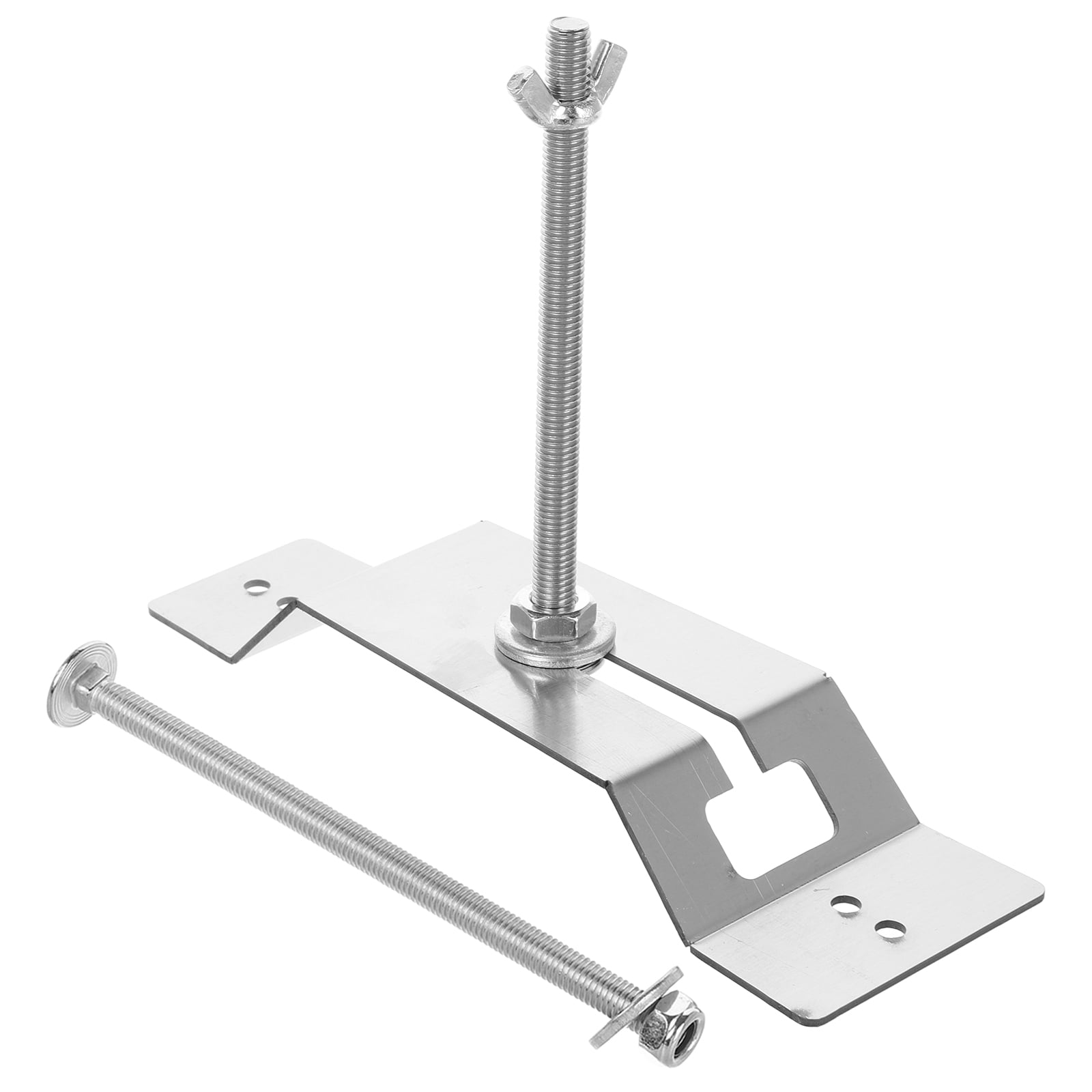 Trailer Wheel Bracket Kit Wall Mount Spare Tire Carrier Silver ...