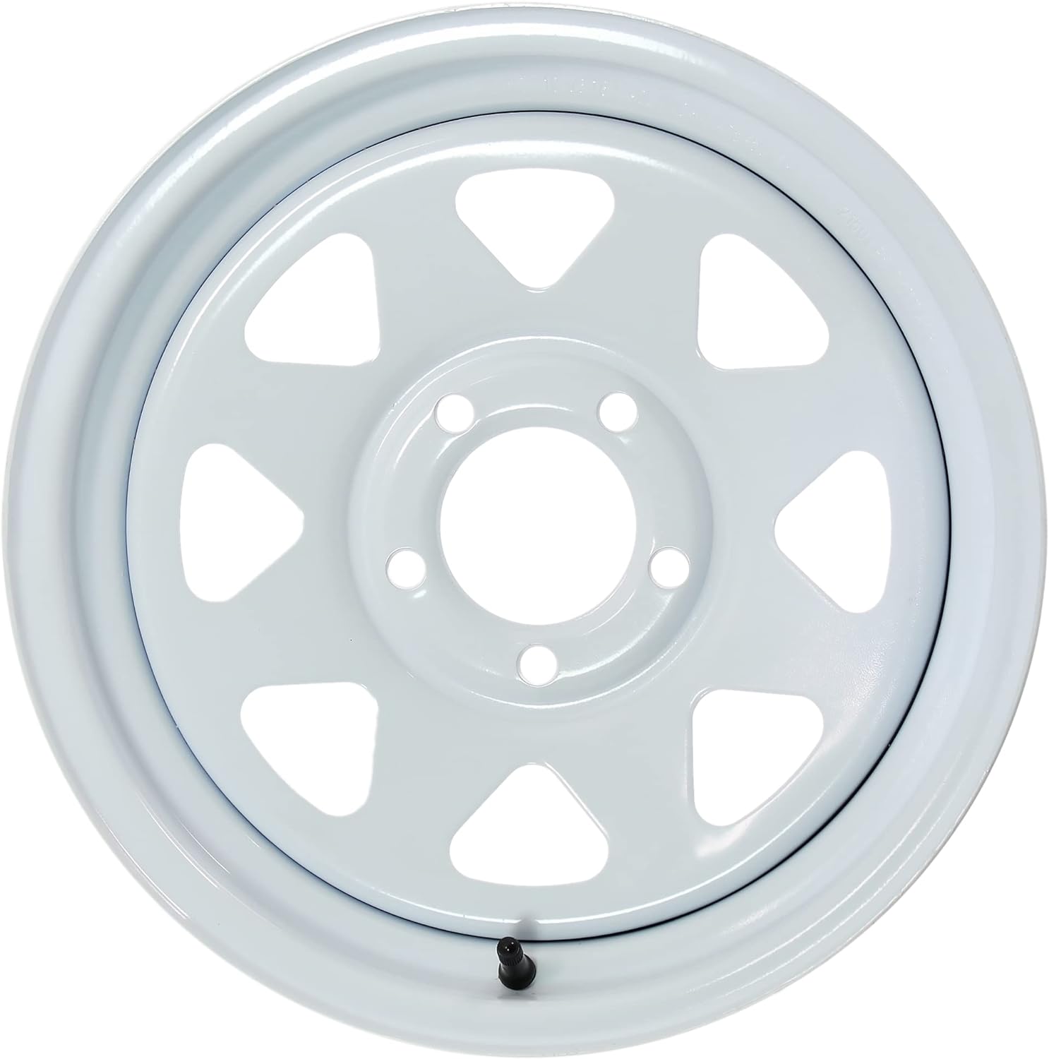 Trailer Wheel Rim 15X5 5-4.5 White Spoke 2150 Lb. 3.19 Center Bore ...