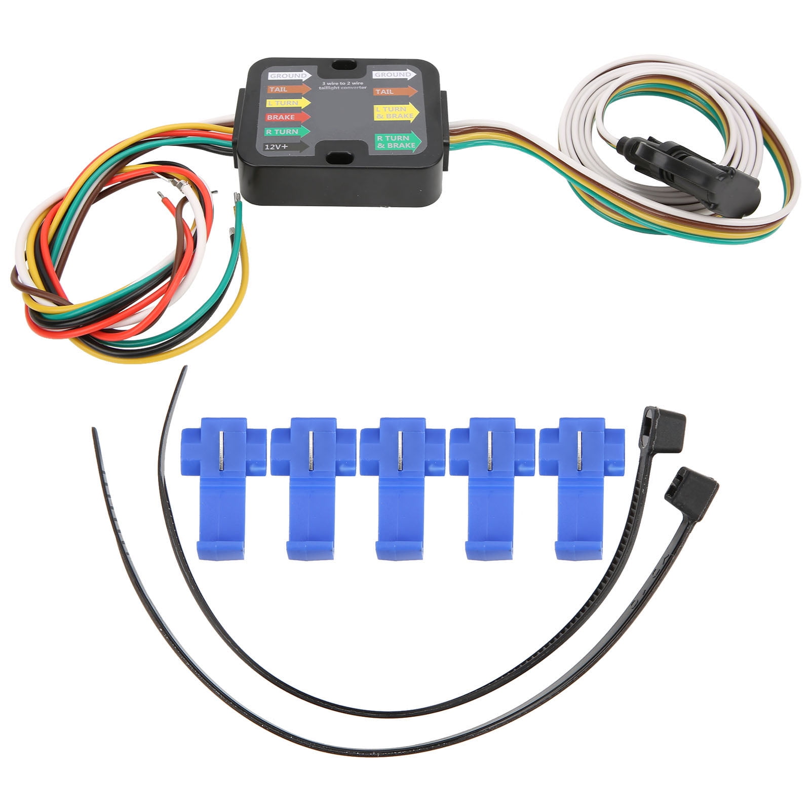 Trailer Wiring Converter Powered 3 to 2 Wire Trailer Tail Light ...