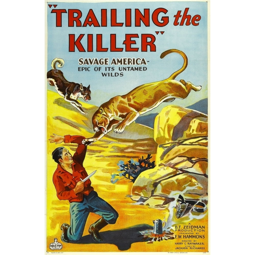 Trailing The Killer Poster Art 1932. Movie Poster Masterprint (11 x 17 ...