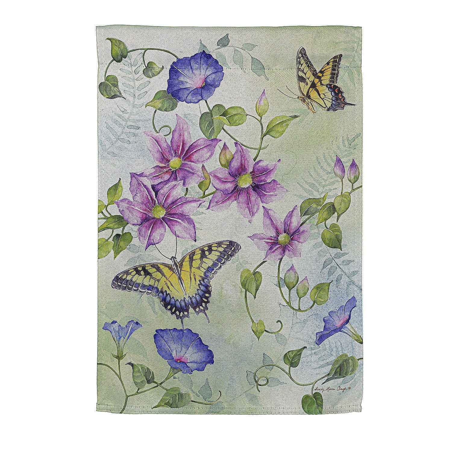 Trailing Vines Garden Suede Flag - Walmart.com