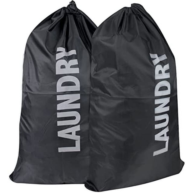 Trailmaker XL Drawstring Dirty Laundry Bags, 2 Pack, Heavy Duty ...