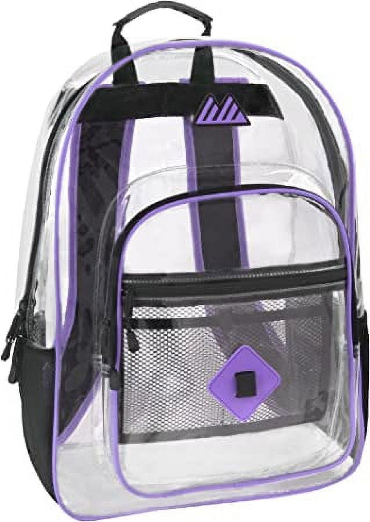 Trailmaker Clear Backpack, Purple - Walmart.com