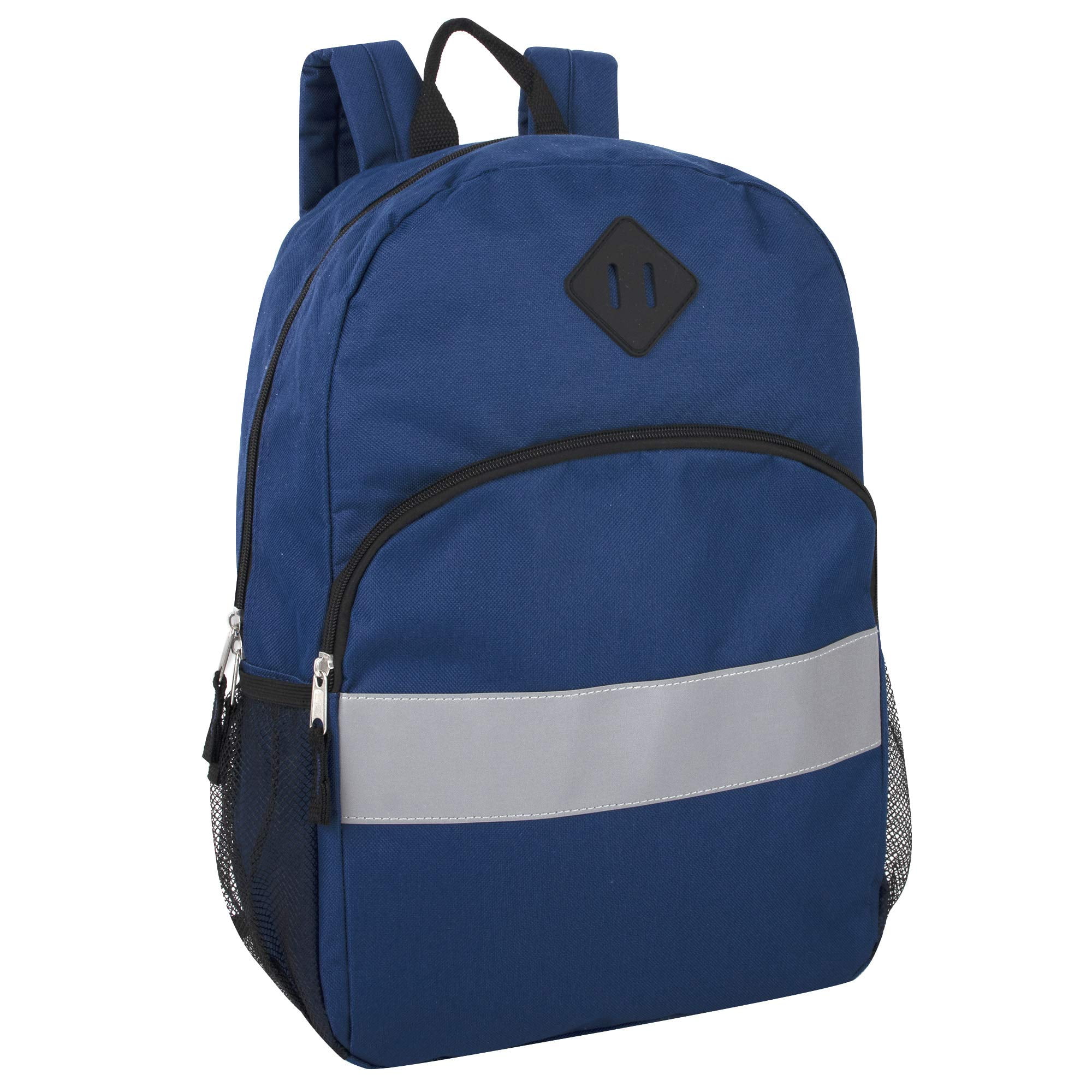 Trailmaker Outdoor Book Bag, Solid Color School Backpack with Reflector ...