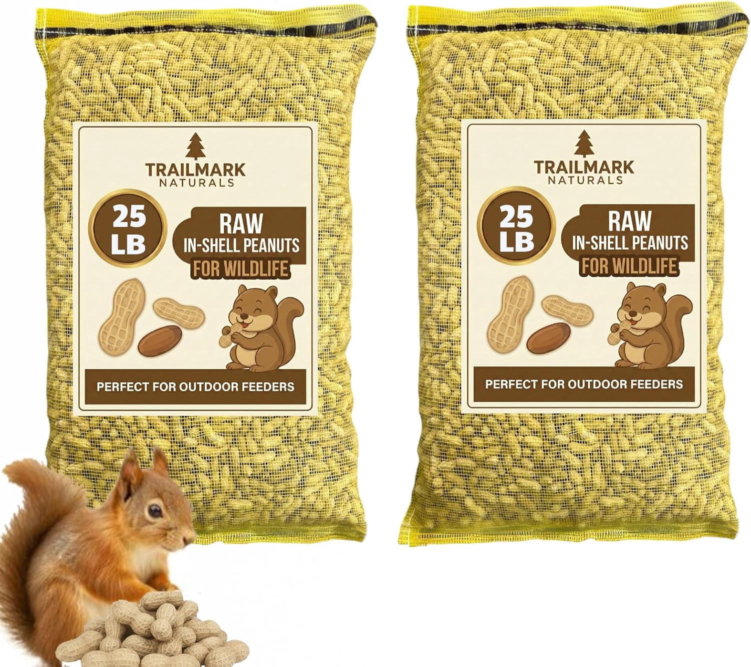 Trailmark Naturals Raw In-Shell Peanuts for Wildlife, 50 lb - Walmart.com
