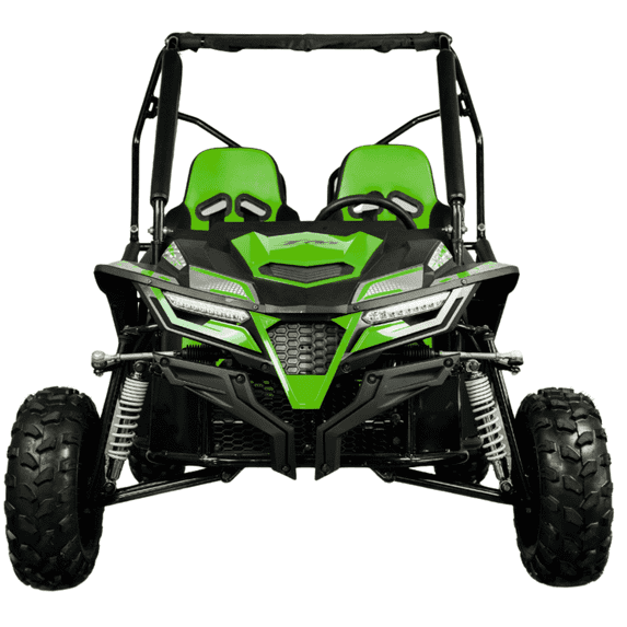 Trailmaster Cheetah 8 Off-Road Youth Go Kart / UTV with Upgraded Rear ...