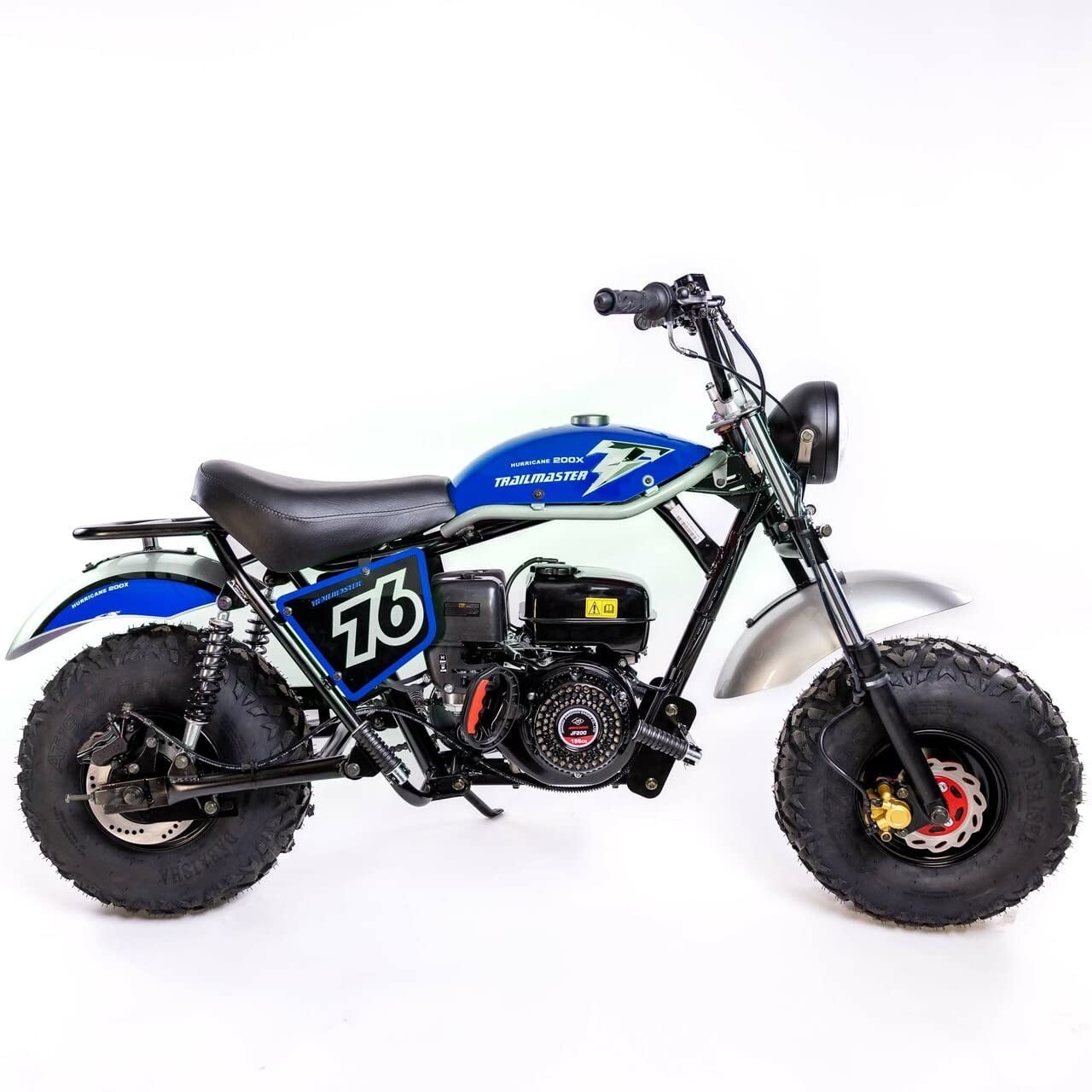 Trailmaster Mini Bike mb 200X Hurricane All New with Front and Rear ...