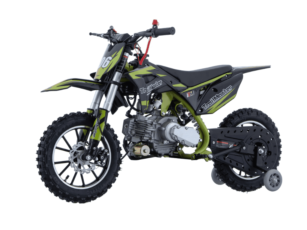 Trailmaster TM06 60cc Kids Dirt Bike, 4-Stroke, Automatic, Electric ...