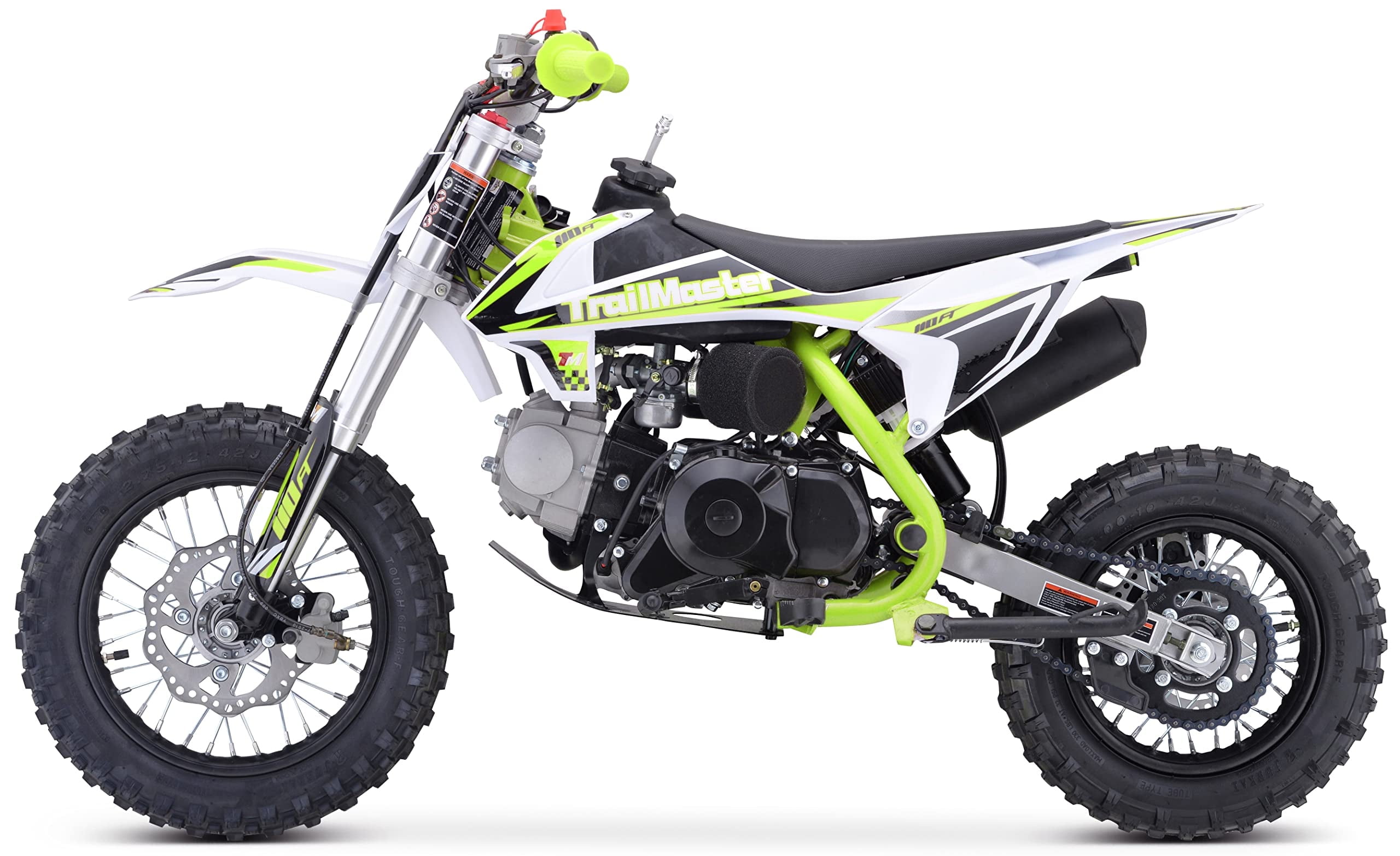 Trailmaster TM15 Dirt Bike 110cc Semi Automatic 4 Speed, 24.21 inches ...