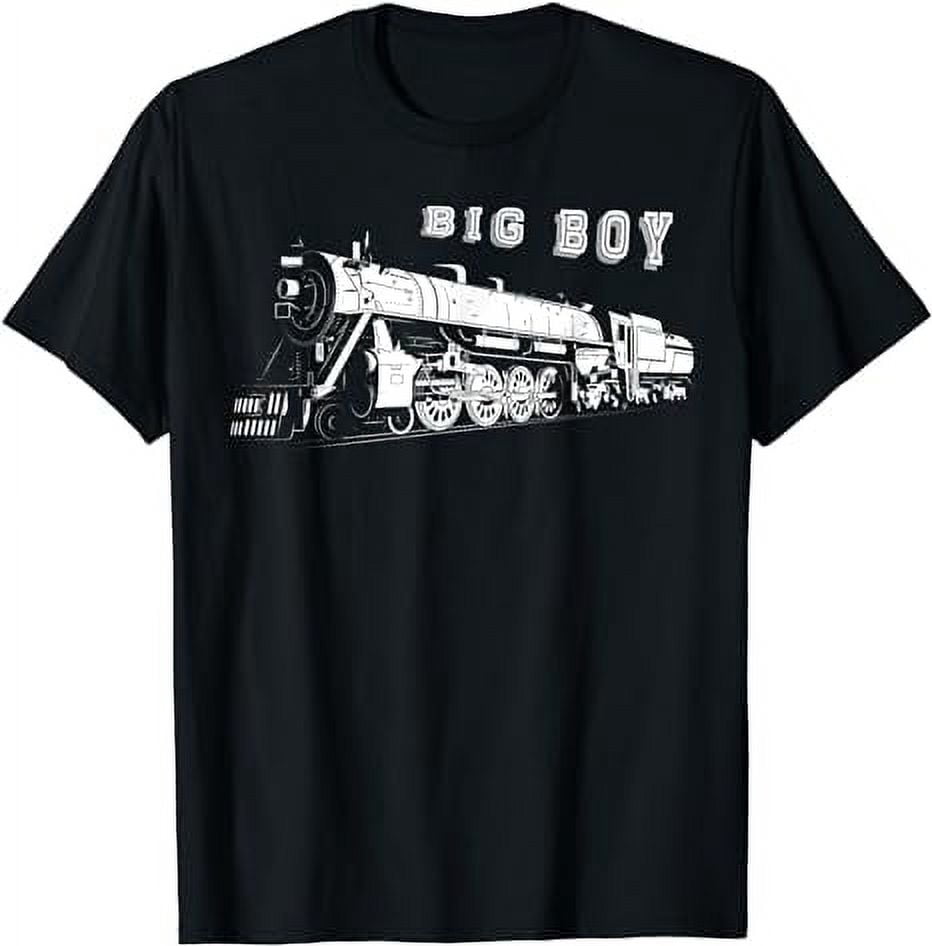 Train 4000 BIG BOY Railway Fan Locomotive Railroad Lover Tee T-Shirt ...