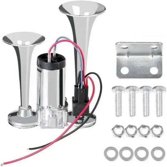 Train Air Horn for Truck Car, Upgraded Air Horn Dual Horn, 12v 120db ...