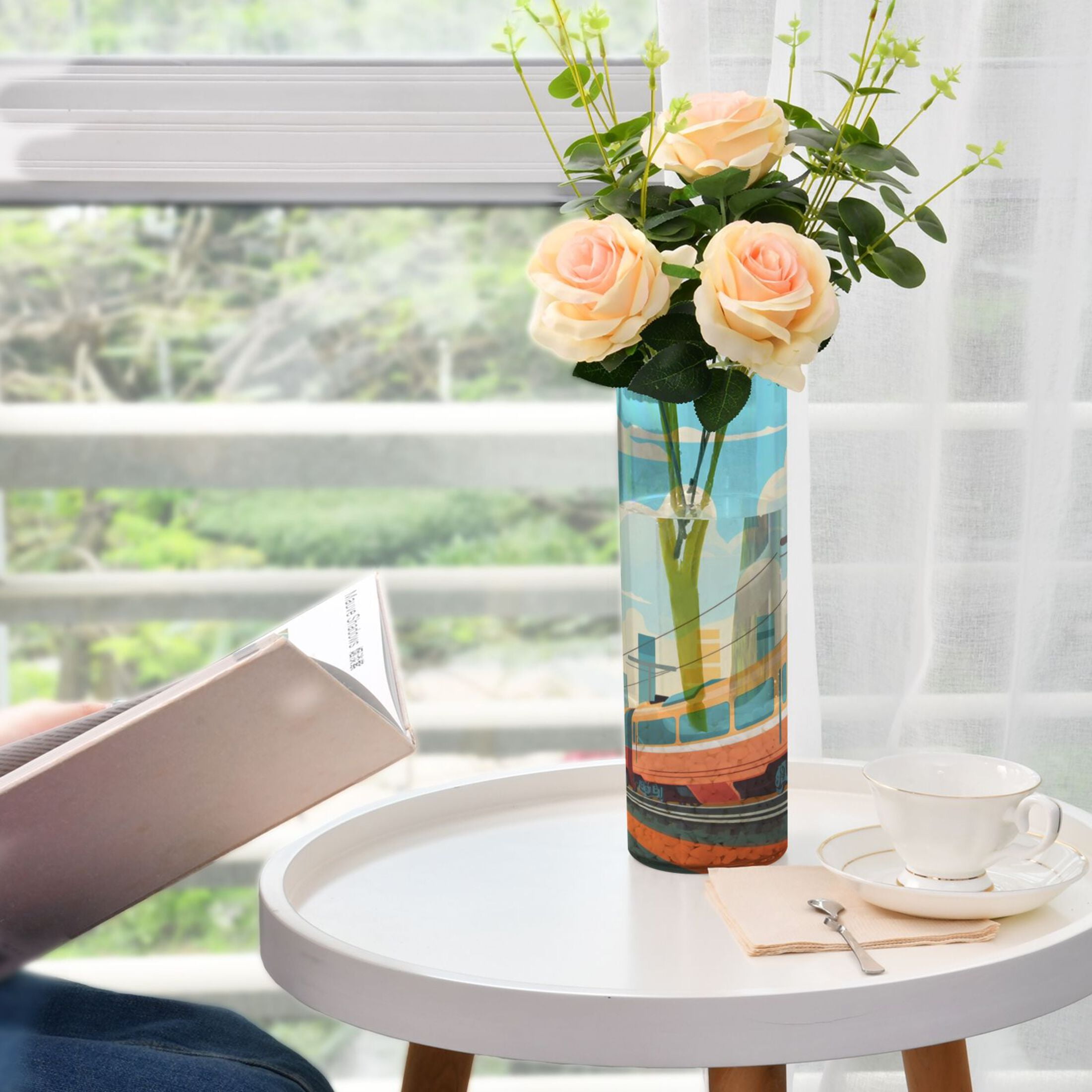 Train Airplane Sky Vases for Flowers Modern Decorative Vase Home Decor ...