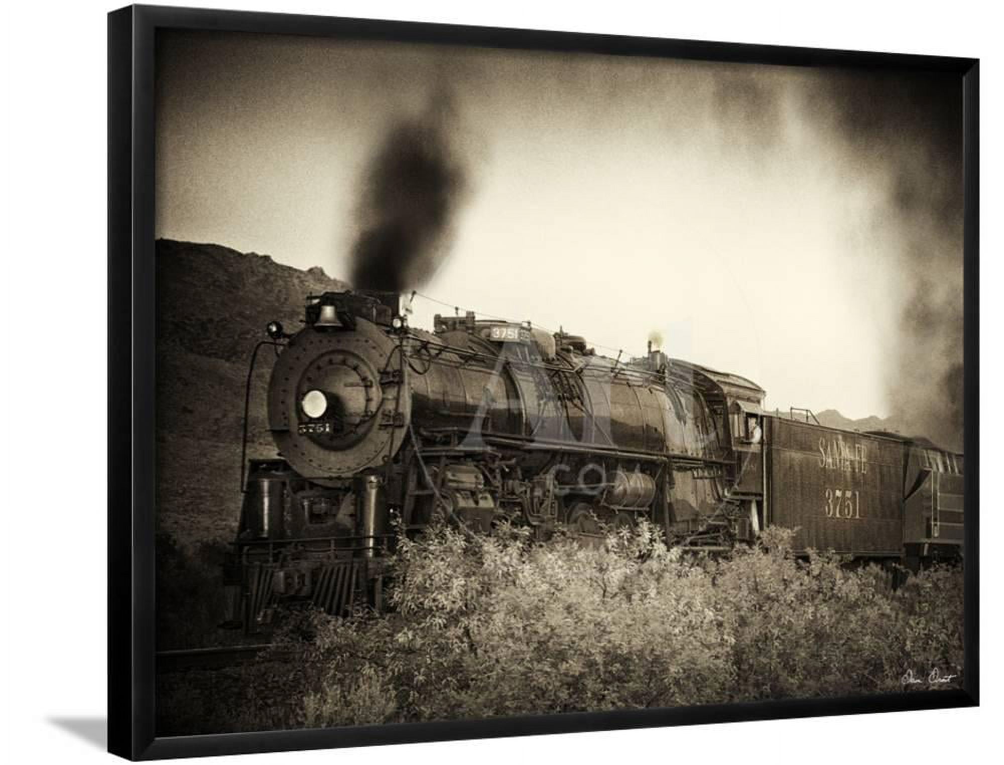 Train Arrival I, Transportation Framed Art Print Wall Art by David ...