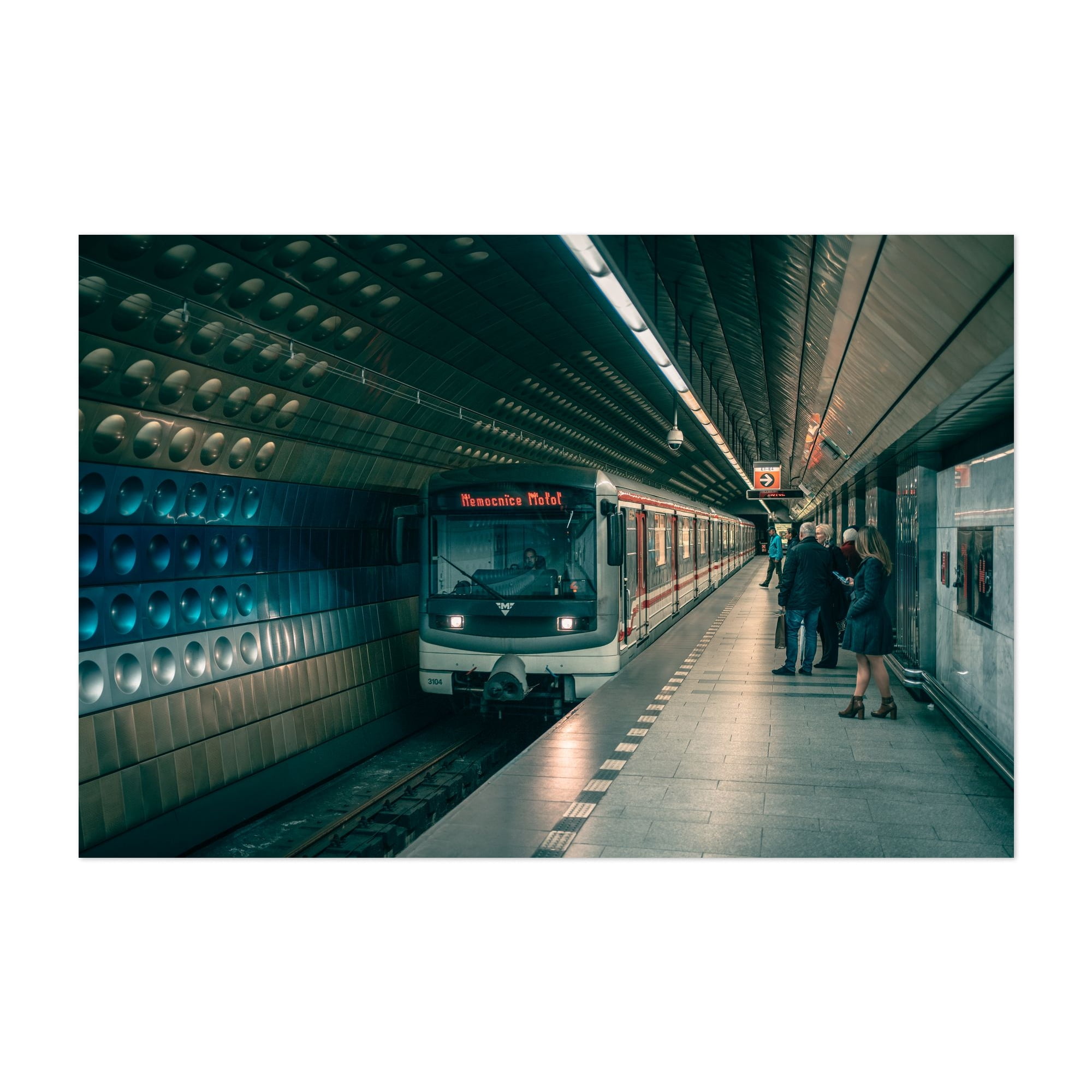 Train Arriving at Náměstí Míru, Prague - Prague Czechia Photography ...