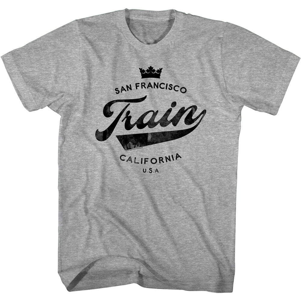 Train Band San Francisco Crown T-Shirt California Rock Band Album Merch ...