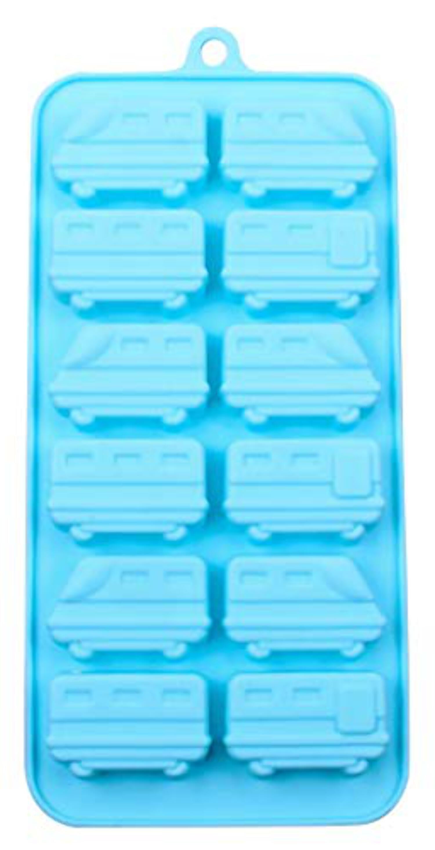 Train Cars 12 Cavity Silicone Mold Baking Chocolate Candy Making Ice ...