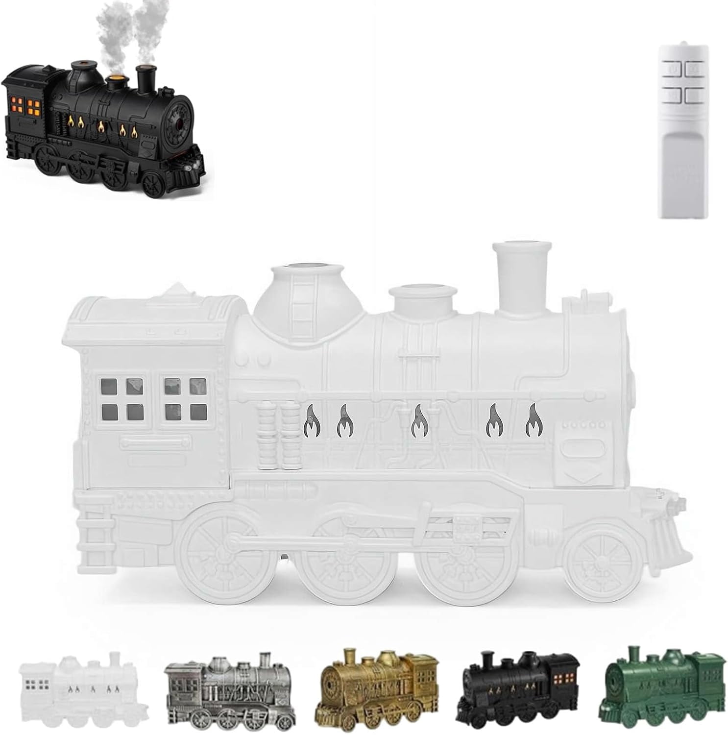 Train Diffuser, 300ml Vintage Steam Train Essential Oil Diffuser and ...