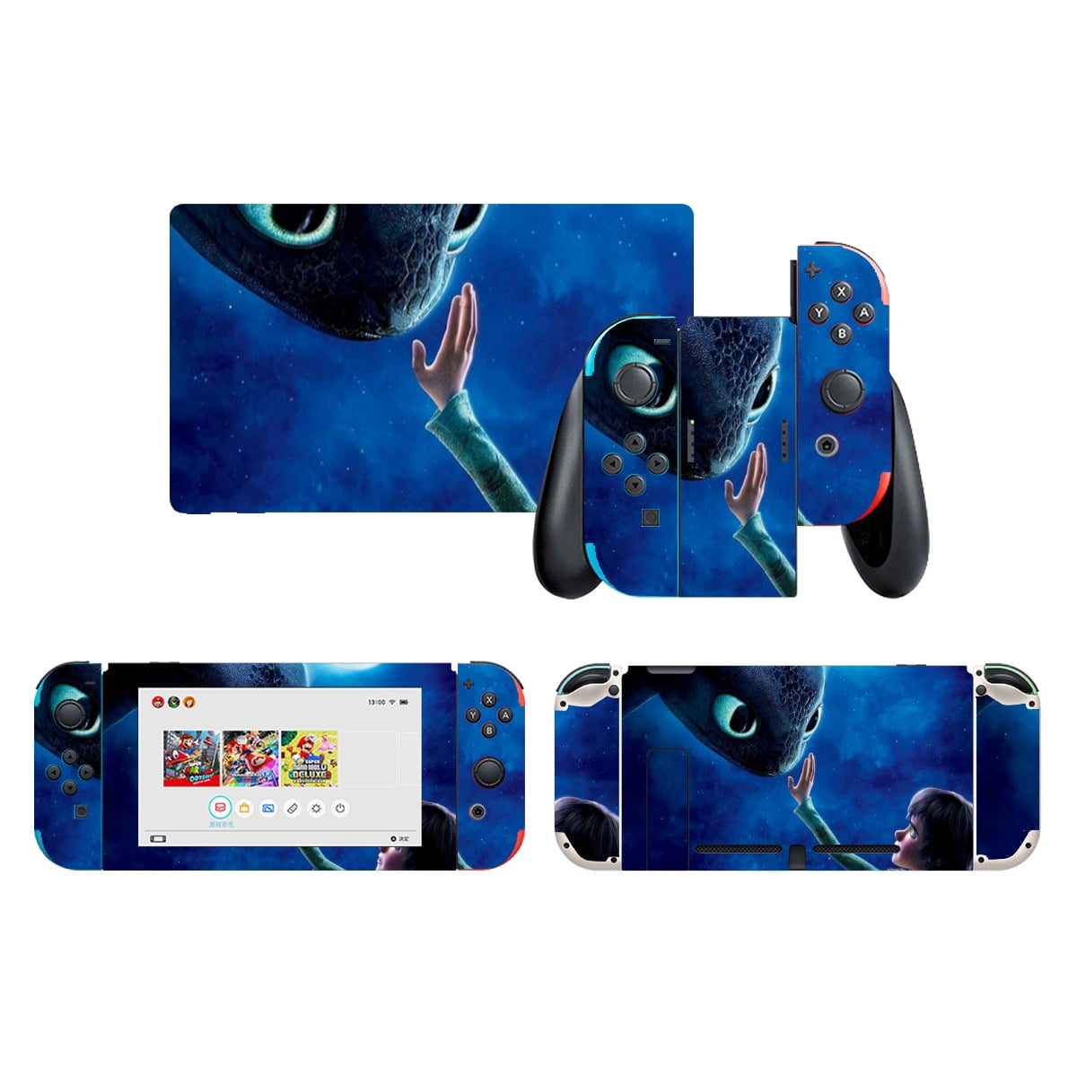 How to Train Your Dragon Game Switch Skin - Anime Cartoon Game Sticker ...