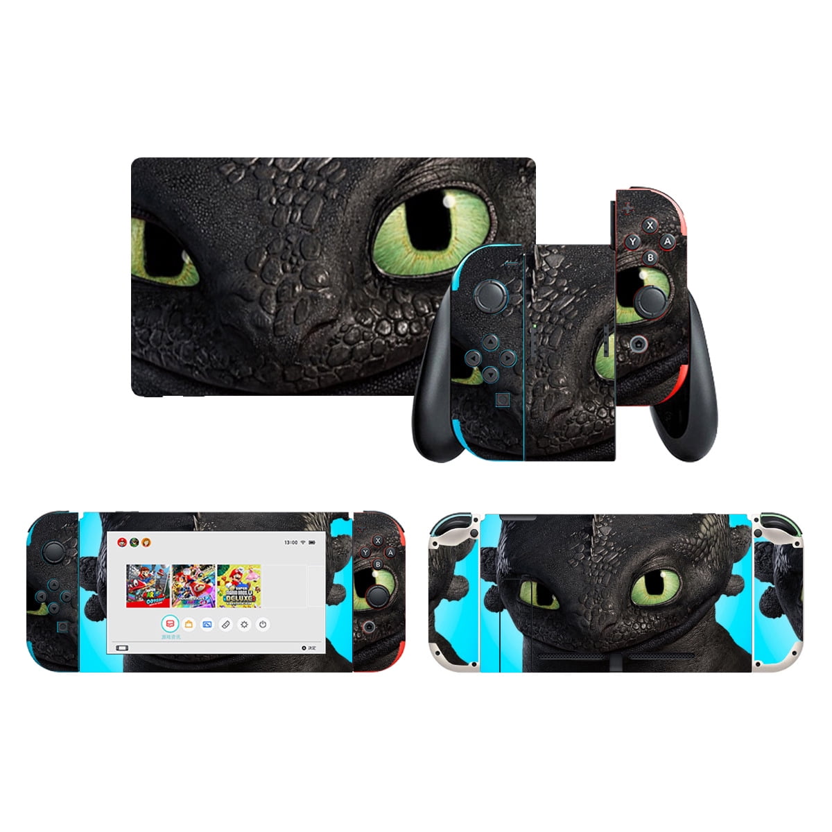 How to Train Your Dragon Game Switch Skin - Anime Cartoon Game Sticker ...