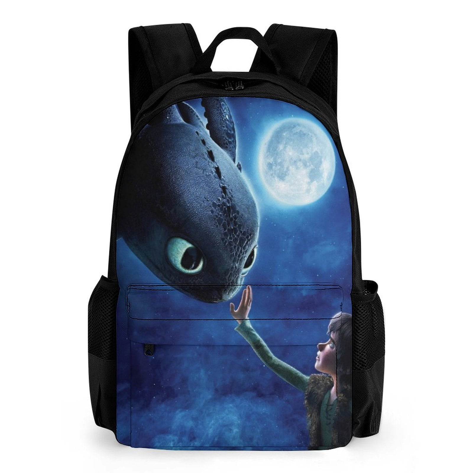 How to Train Your Dragon Hiccup Toothless Backpack Laptop Bag Student ...