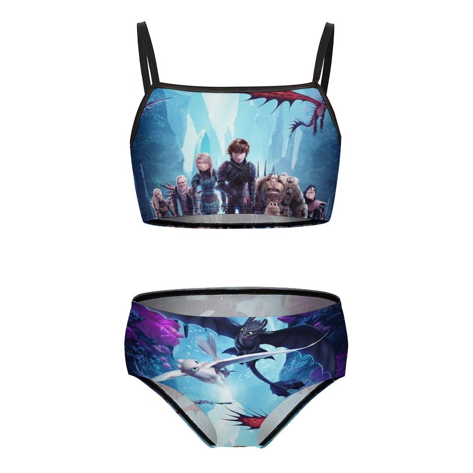 How to Train Your Dragon Hidden World Movie Children's Swimsuit Girls ...