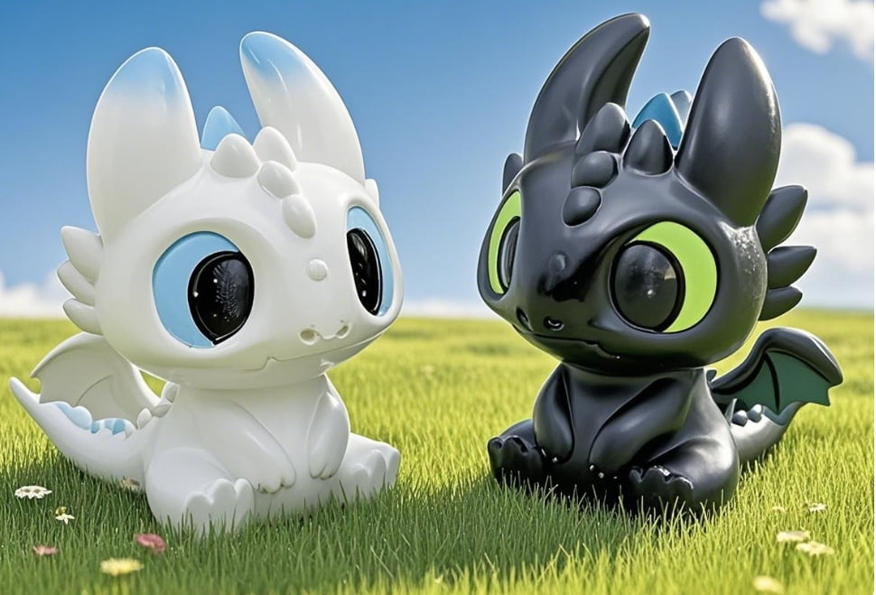 How to Train Your Dragon Statue Toothless Figures Toothless Toys How to ...